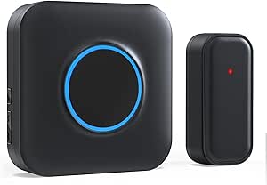 Wireless Doorbell Extender with Receiver Connects to Existing Hardwired ...