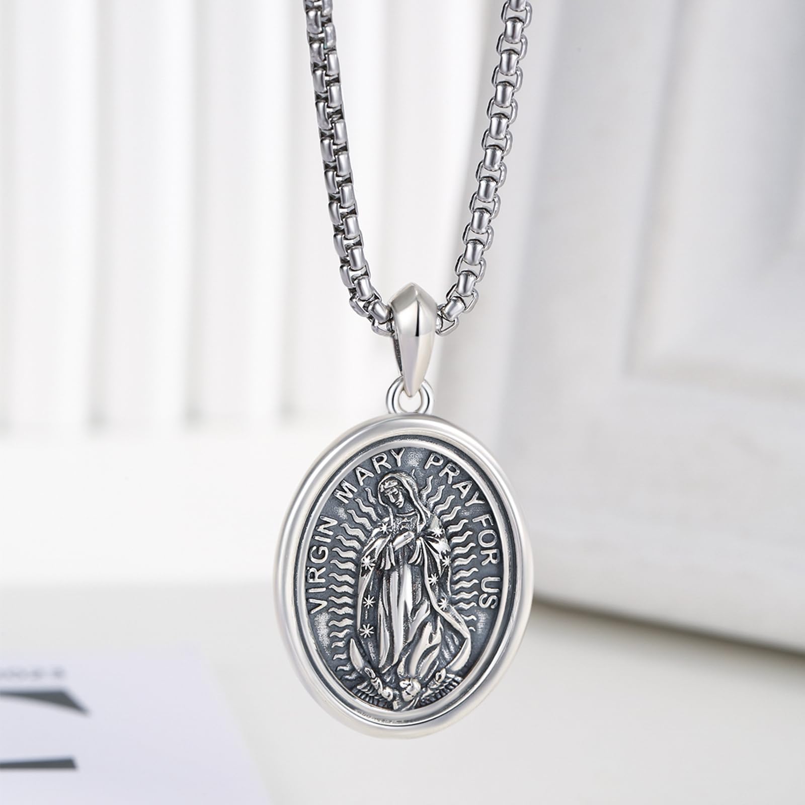 Snapklik.com : DOTBJ 925 Sterling Silver Virgen De Guadalupe Virgin ...