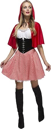 Amazon.com: Smiffys Fever Red Riding Hood Costume : Clothing, Shoes ...