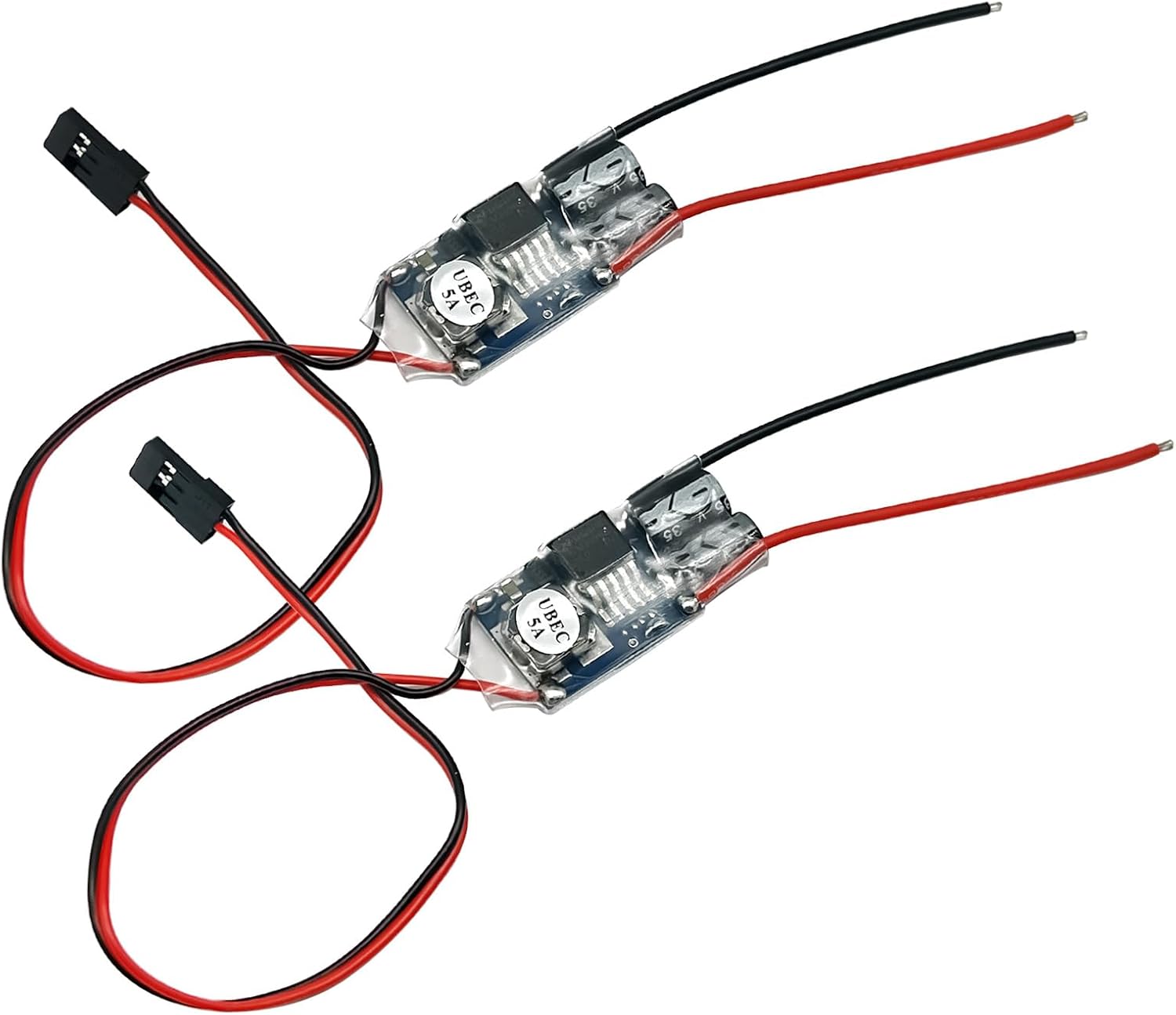Amazon.com: 2Pcs RC BEC UBEC 5V 5A Step Down UBEC Module 2S 3S 4S for ...