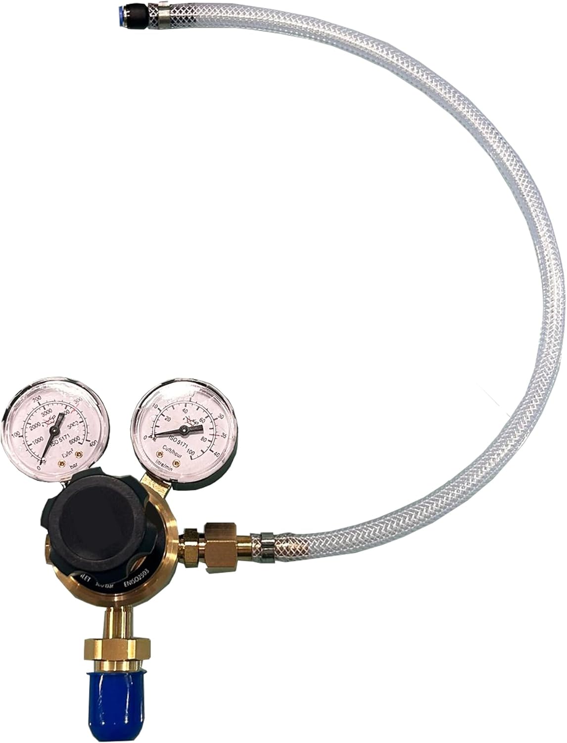 MIG Welding Regulator with 4mm Hobby Welder Adaptor Hose Kit : Amazon ...