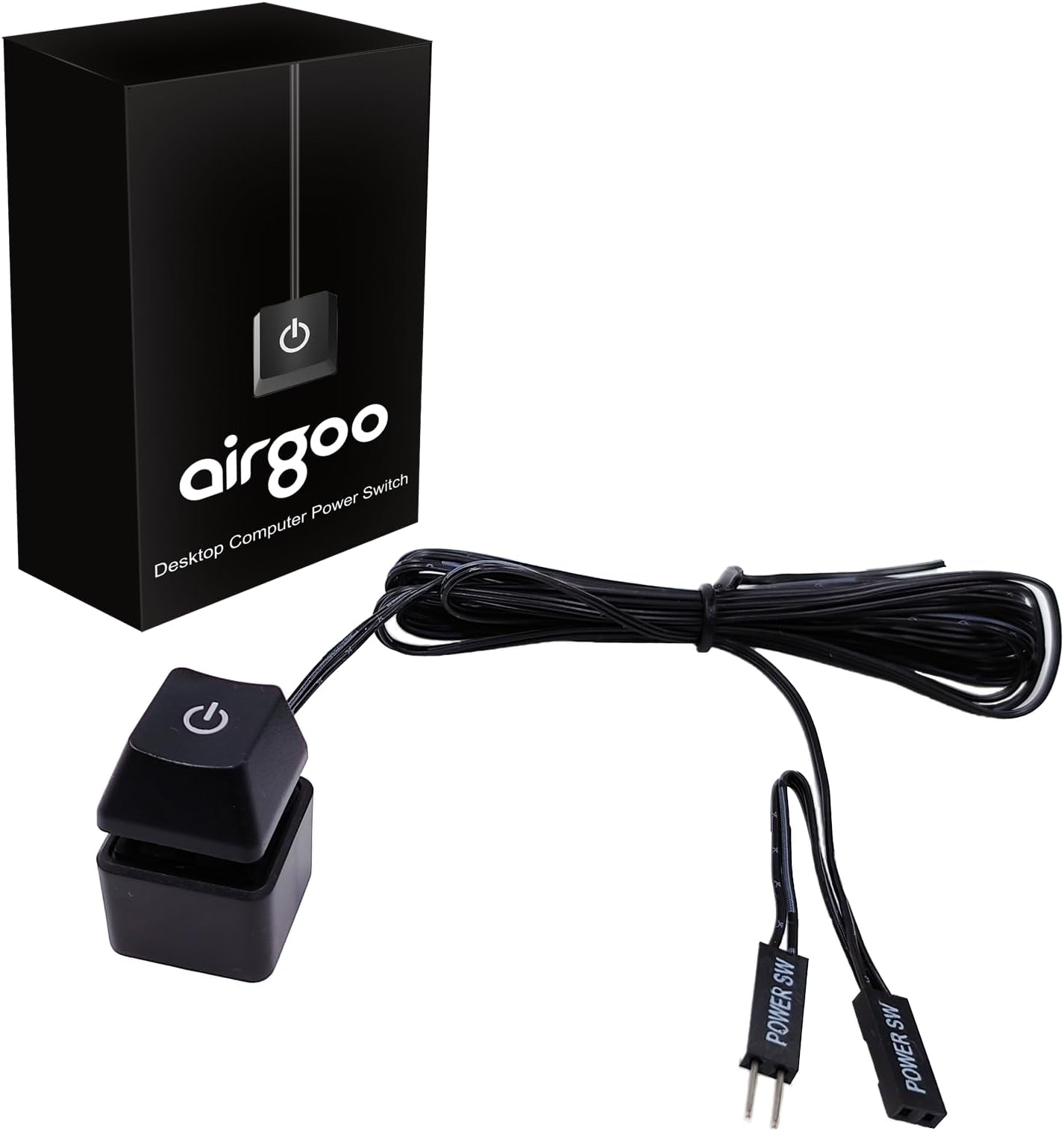 Amazon.com: Zerone Desktop PC Switch Button Electricity Supply On/Off ...