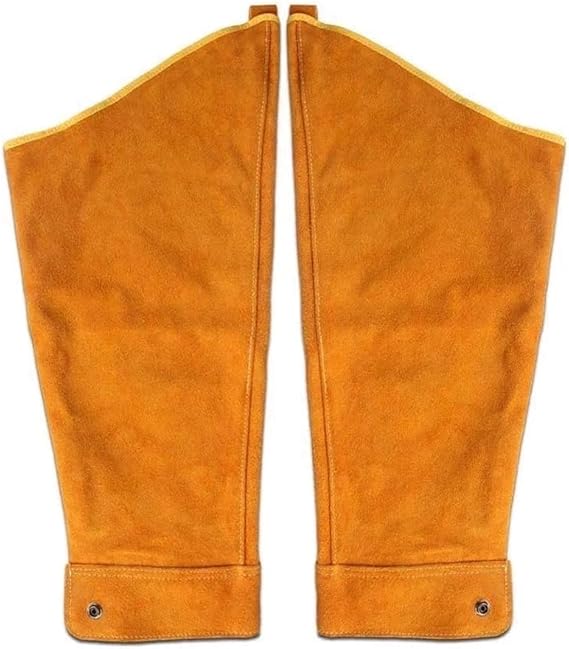 Amazon.com: Leather Welding Protective Work Oversleeves, 1 Pair Heat ...