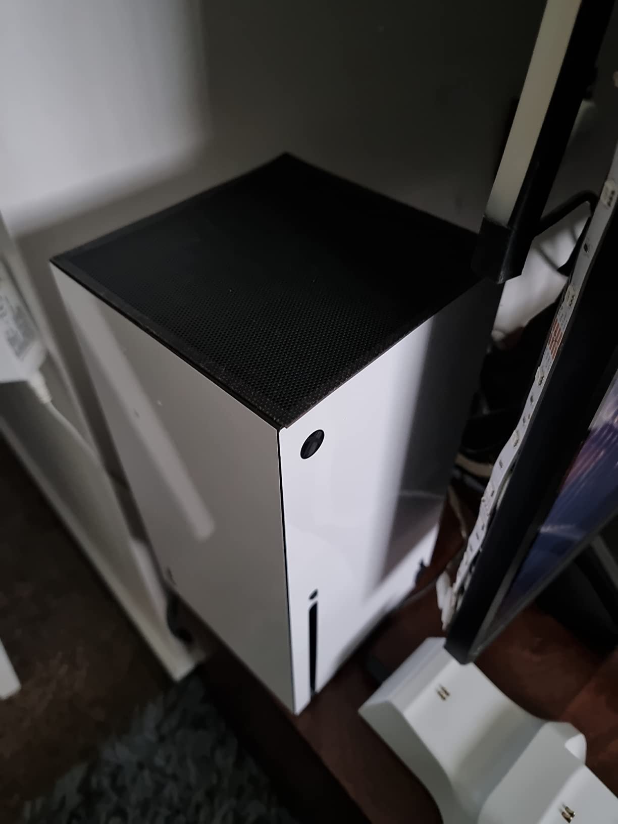 Dust Cover for Xbox Series X with Rubber Dust Plugs, Dust Filter ...