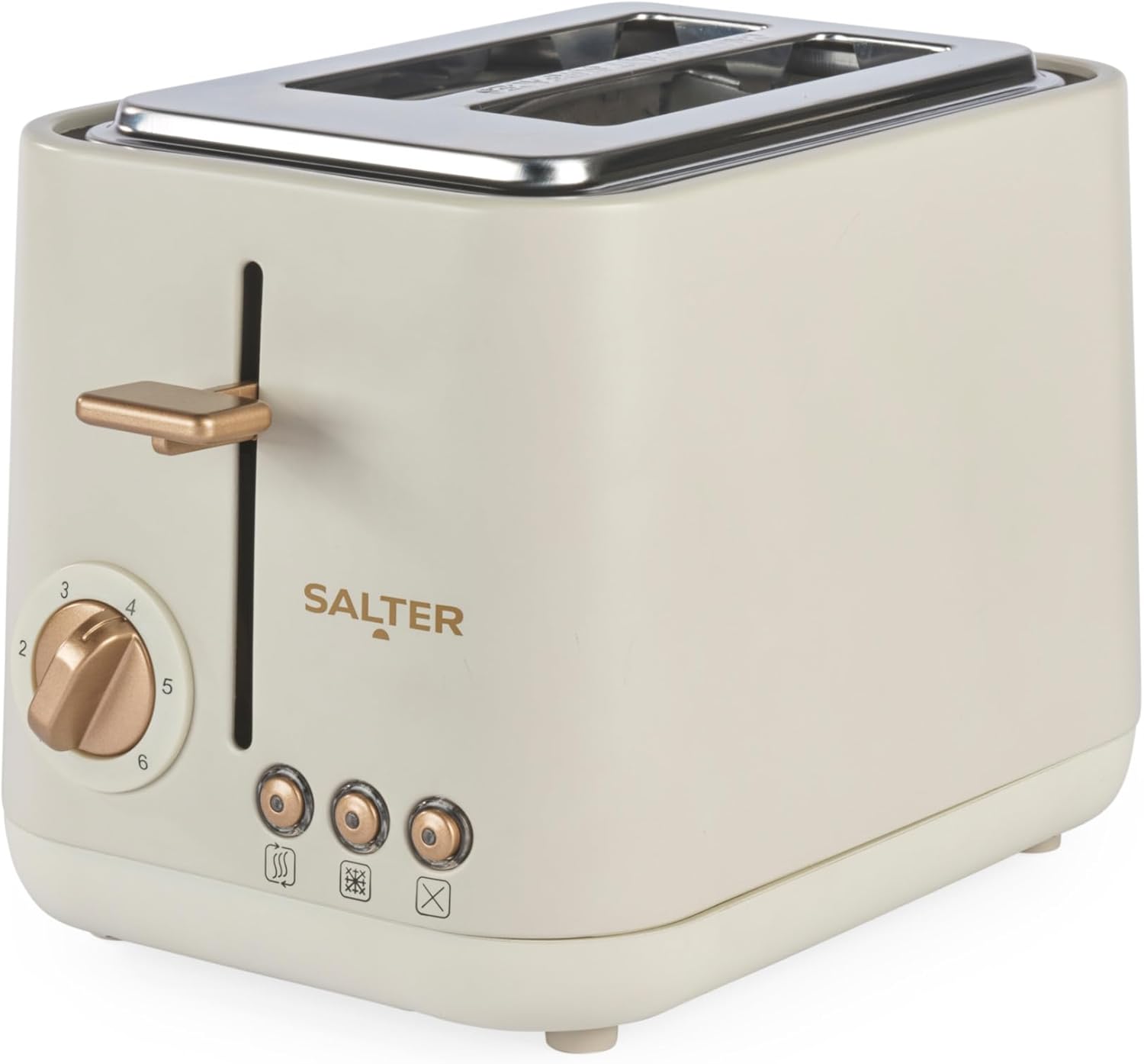 Salter Pebble 2-Slice Toaster - 6 Browning Levels, Defrost/Reheat ...