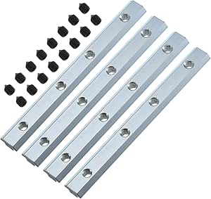 Amazon.com: uxcell Straight Line Connector, 4Pcs 7.1inch Inside Joint ...