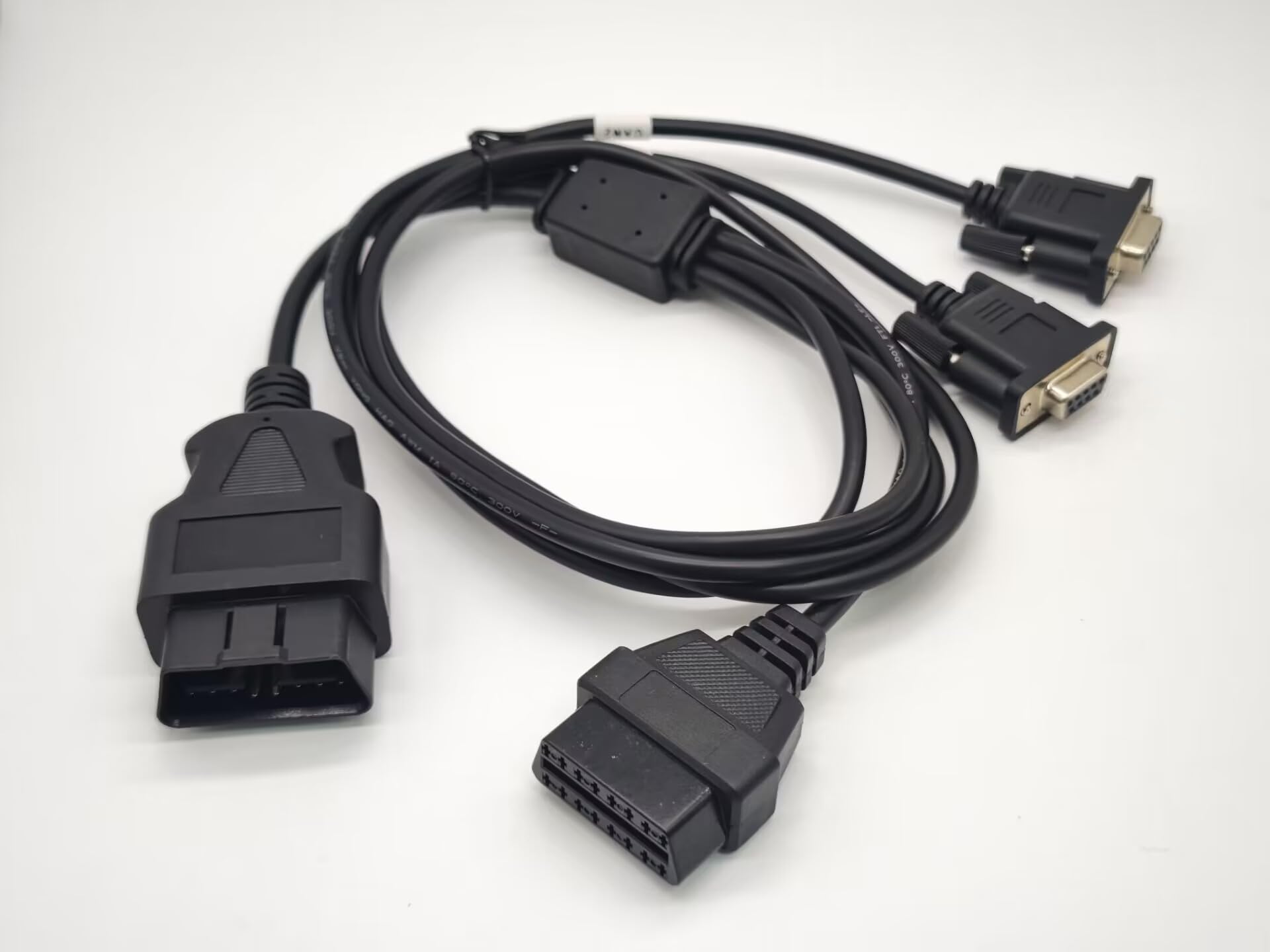 Amazon.com: Elecbee OBD2 Male to Dual DB9 Female and OBD Female Rs232 ...