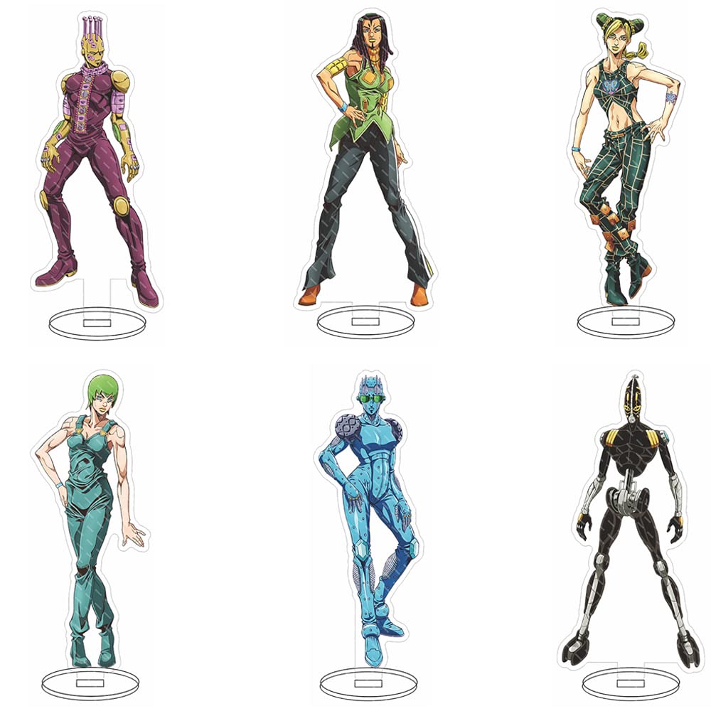 Wqsm Jojos Bizarre Adventure Stone Ocean Anime Acrylic Humanoid Stand ...
