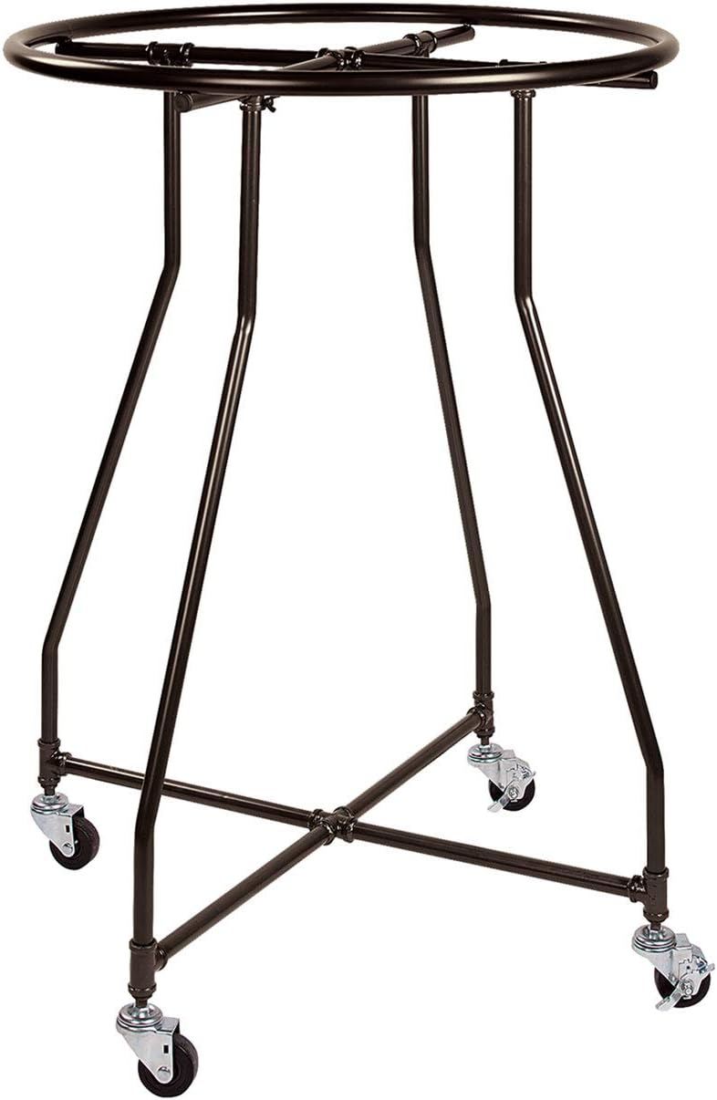 Amazon.com: Econoco K57WDHD Round Garment Rack, Chrome : Home & Kitchen