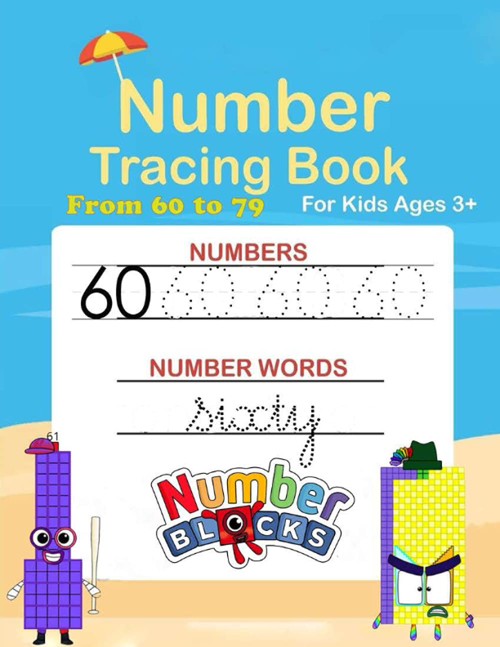Numberblocks Number Tracing Book 3 Numberblock Activity Book To Learn ...