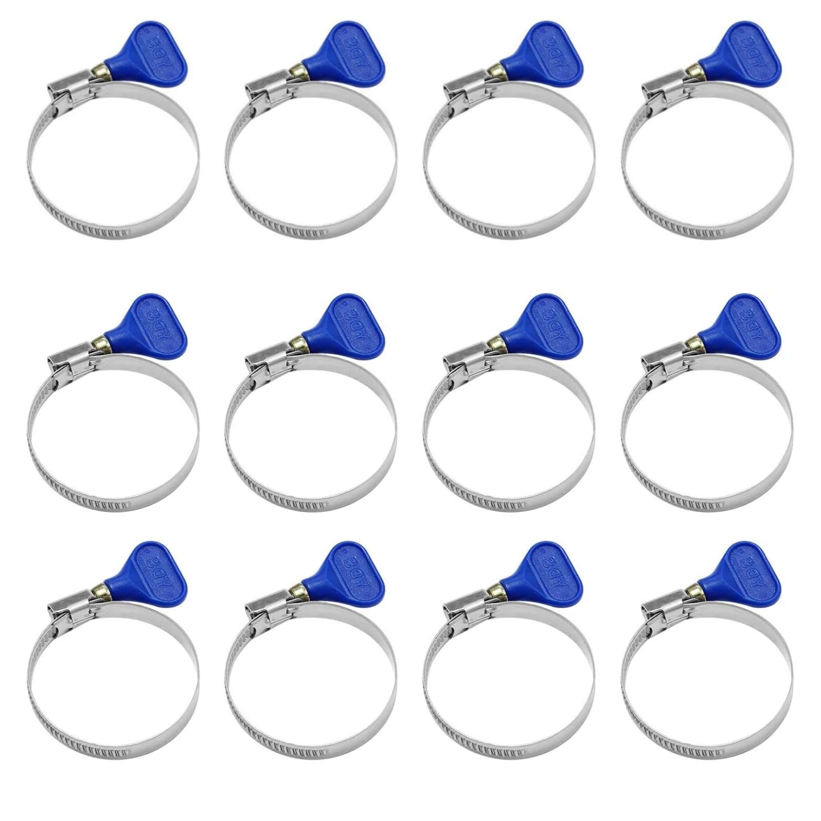 Amazon.com: Haokixin 12Pcs Key Hose Clamp Adjustable 1-1/4 to 2 inch/32 ...