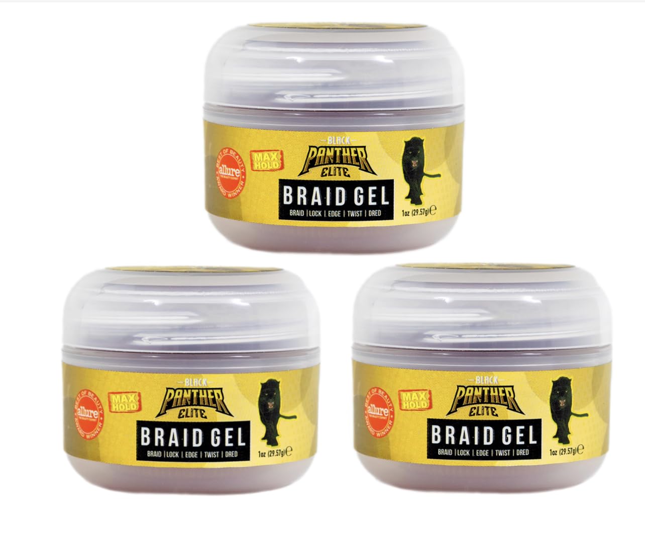 Amazon.com: Black Panther Elite Edge & Braid Control Pomade For Braids ...