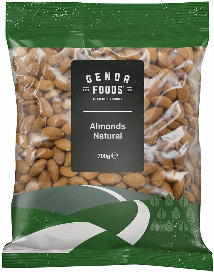 Genoa Foods Almonds Natural, 700 g, Almonds Natural : Amazon.com.au ...