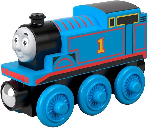 Thomas & Friends Friends GGG29 Wood Thomas Toy Train, Multi-Colour ...