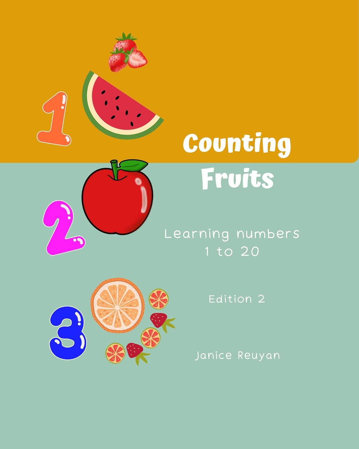 Amazon.com: Counting Fruits: Learning number 1 to 20 eBook : Reuyan ...