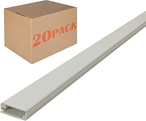 Amazon.com: Large Latching Cable Raceway (1125 Series) - 6ft - White ...