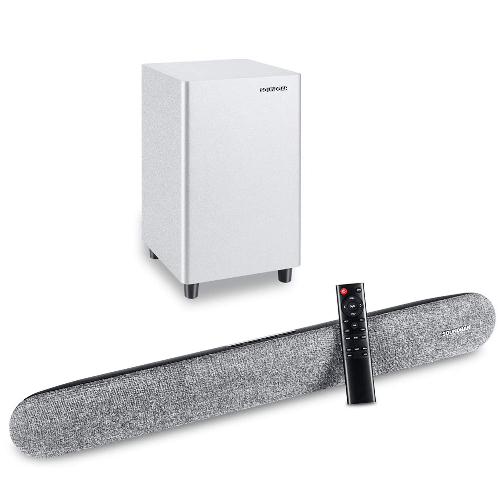 2.1 Sound Bar TV Soundbar with Wireless Subwoofer 28inch 140W Sound Bar ...