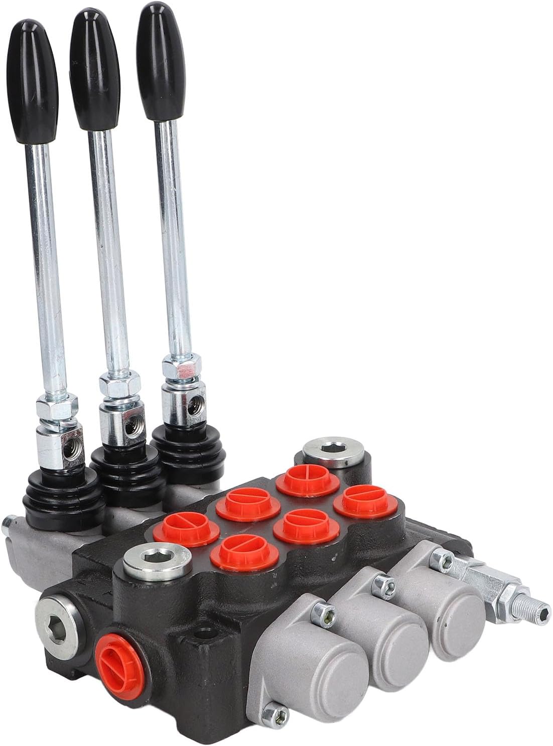 Amazon.com: Hydraulic Directional Control Valve, 3 Spool Double Acting ...