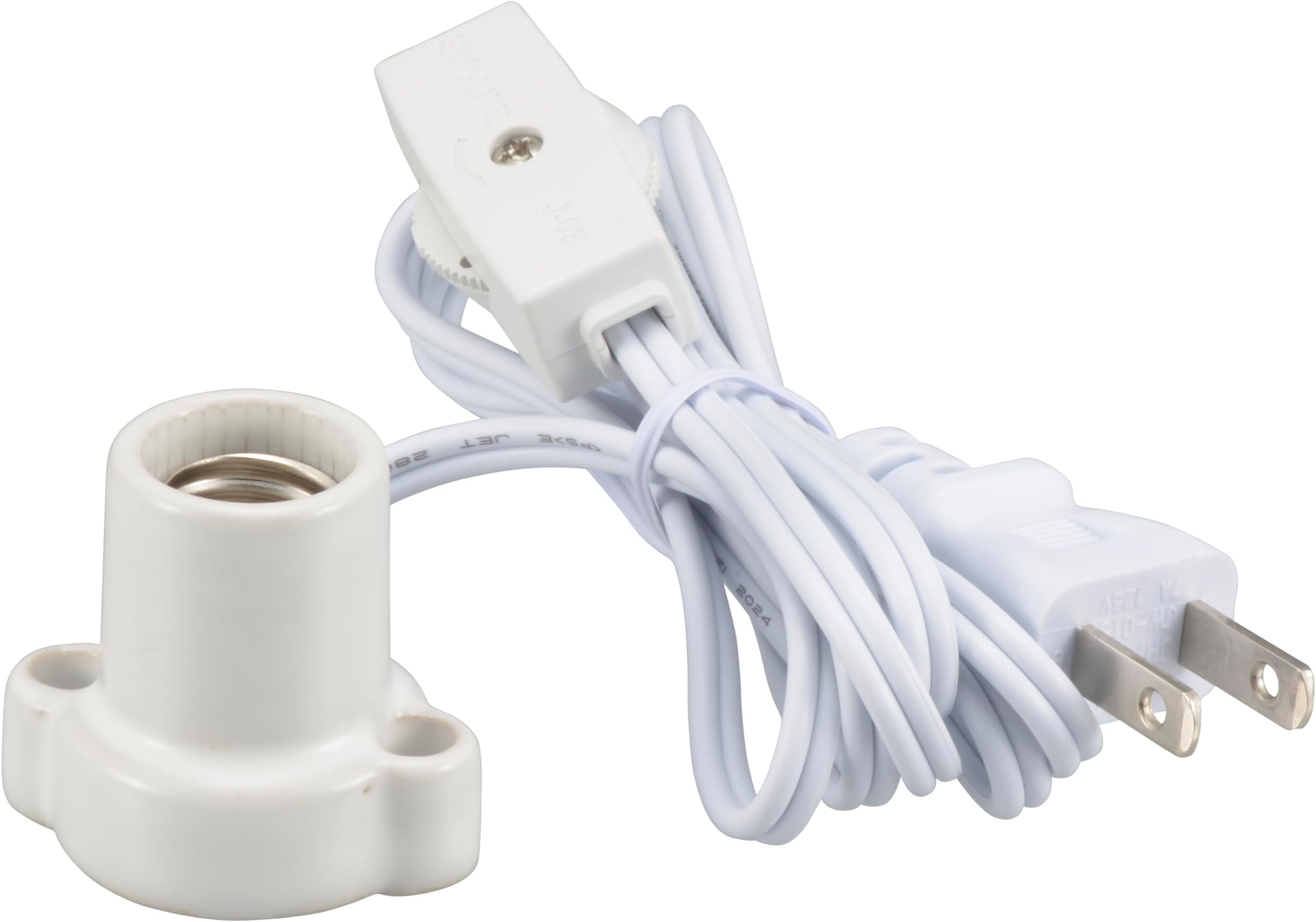 Amazon.co.jp: オーム(OHM) 磁器レセップ E17 1.5mコード スイッチ付 ホワイト HS-L1715ZRS-W 00-7075 オーム電機 : DIY・工具・ガーデン