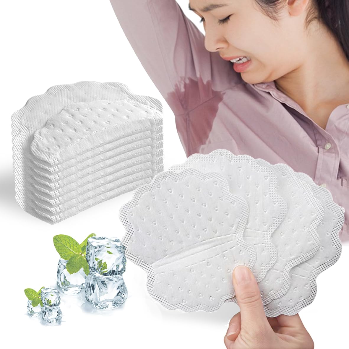 Amazon.com : 100Pcs Upgraded Underarm Sweat Pads | Armpit Care ...
