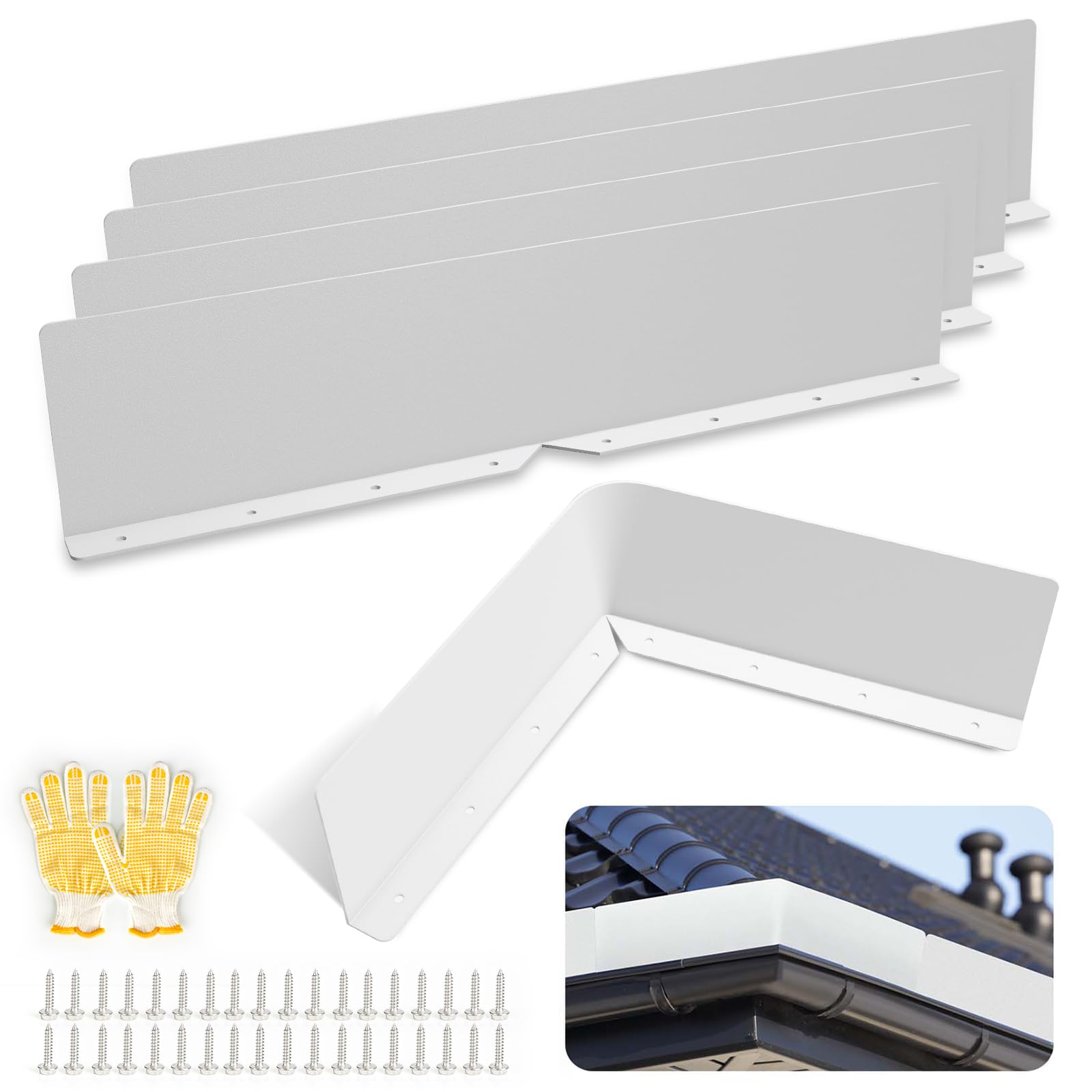 Corner Gutter Downspout Bracket Board CBD's Custom Downspout Funnels,