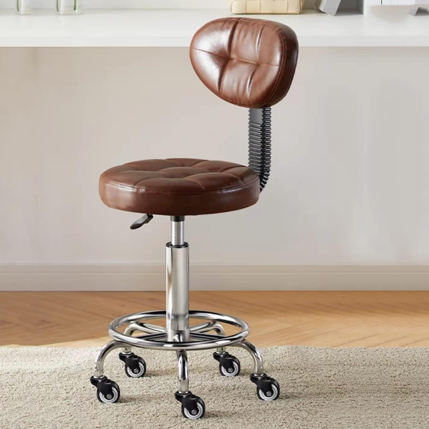 Amazon.com: AVSMGP Armless Office Chair Ergonomic Small Desk Chair ...