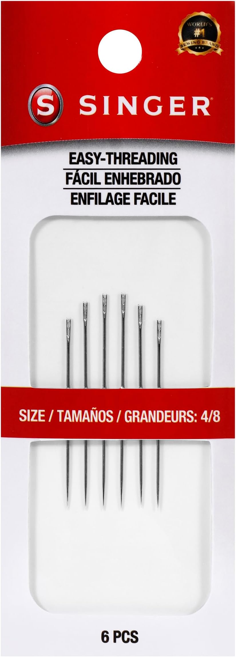 Amazon.com: SINGER Easy-Threading Hand Sewing Needles Set - Assorted ...