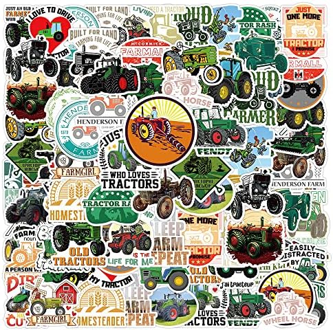 Amazon.com: 100Pcs Tractor Stickers Transportation Vehicle Truck Decals ...