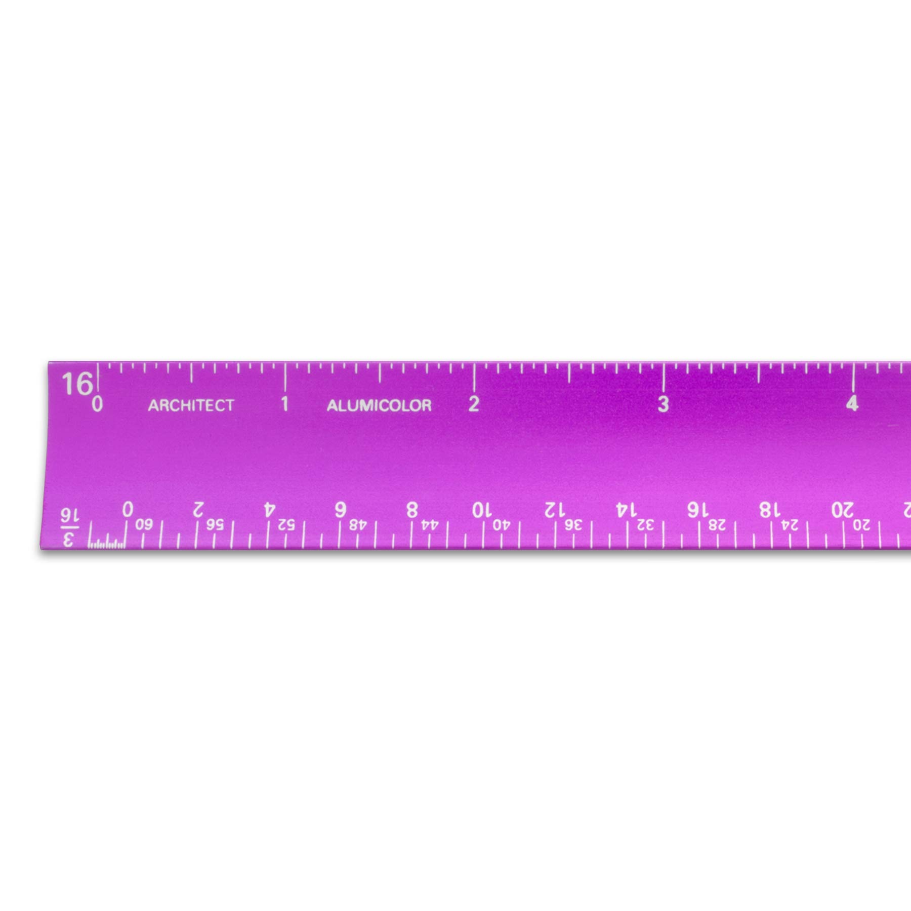 Snapklik.com : Alumicolor 6-inch Aluminum Architect Hollow Scale For School