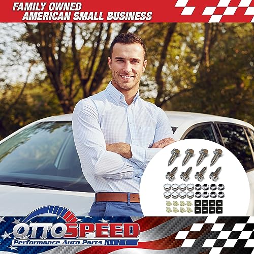 Snapklik.com : License Plate Screw Fastener Kit - Chrome, Complete ...