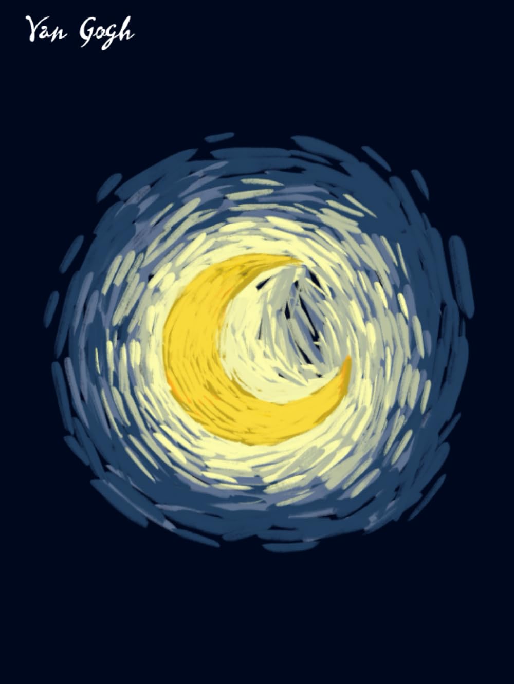 Van Gogh Starry Night: 8.25x11", Hardcover, 100 Matte Pages, Vincent ...