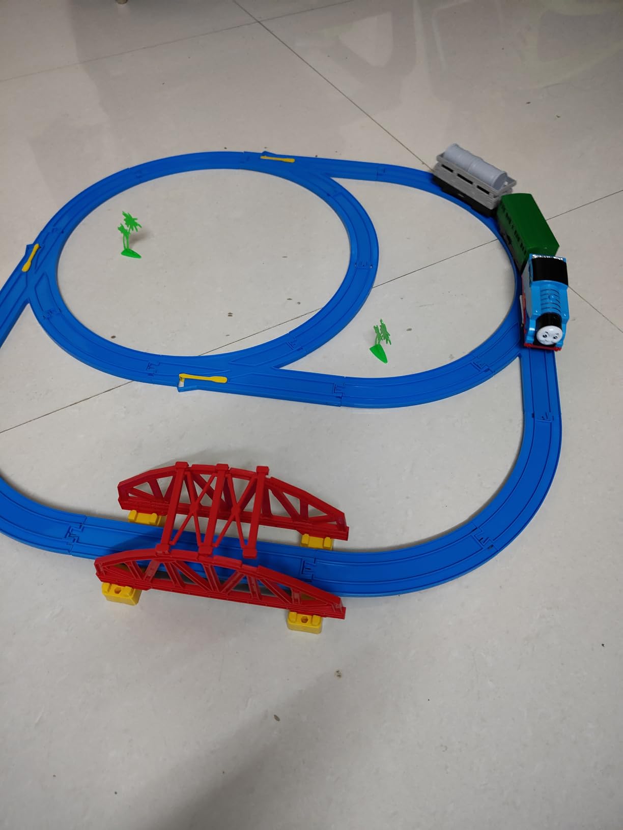 Buy LONGMIRE Battery-Operated Express Toy Train Set for Kids 3+ | DIY ...