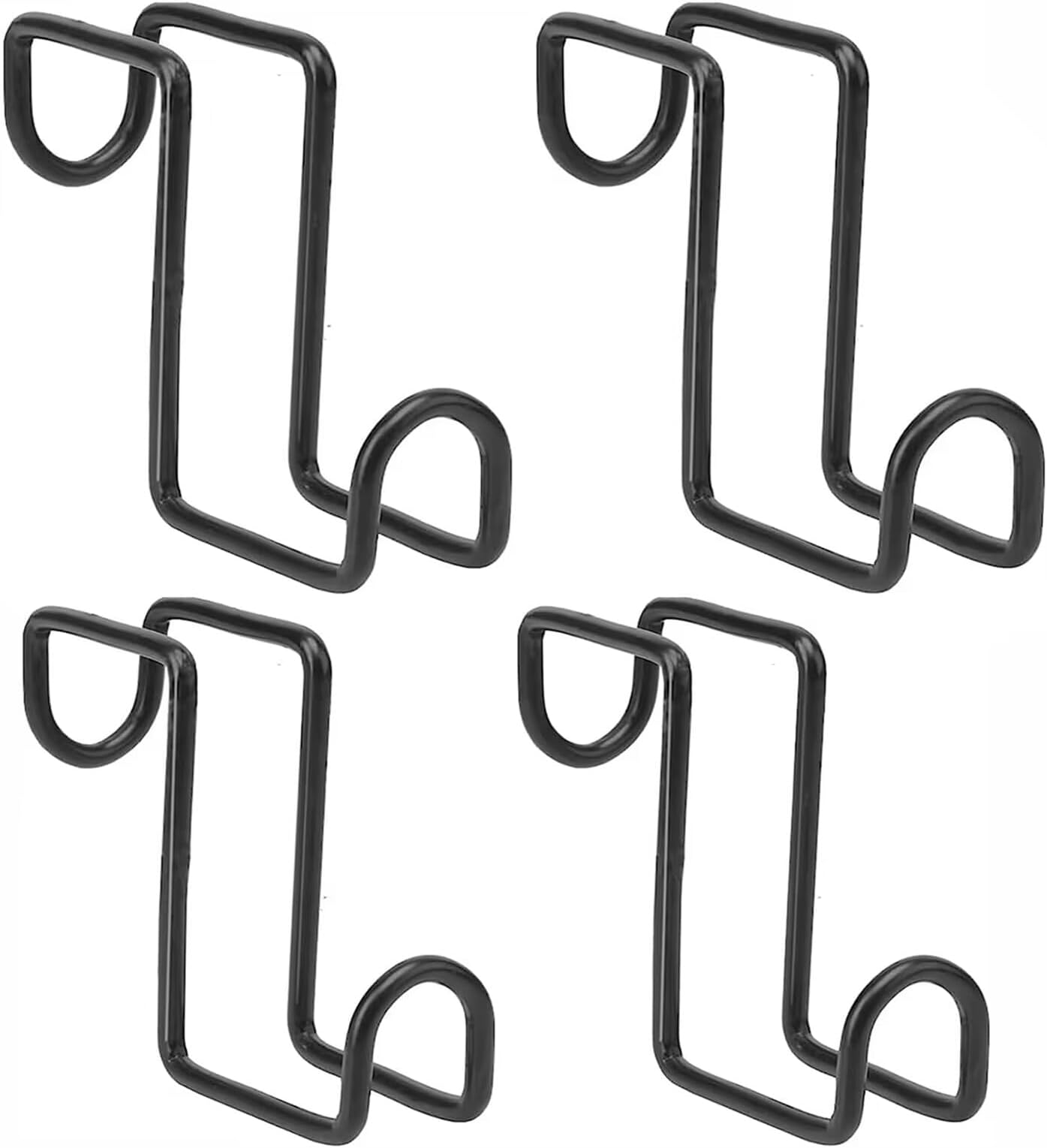 Amazon.com: HDYEGY 6pcs 4 Inch Tack Hook, Heavy Duty Metal Over Rail ...