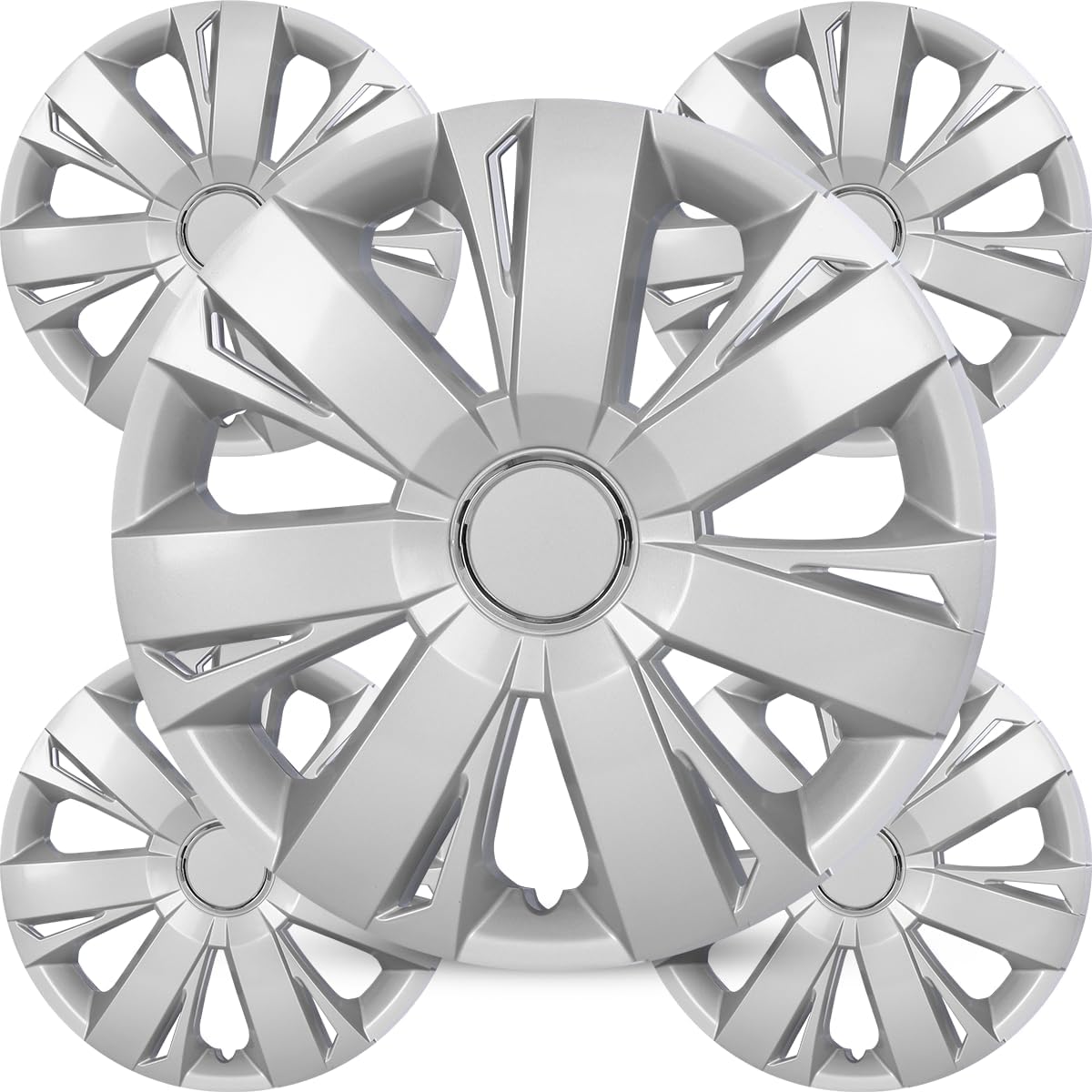 Amazon.com: Hubcap Wheel Cover Replacement 16 Hub Caps Universal Wheel ...