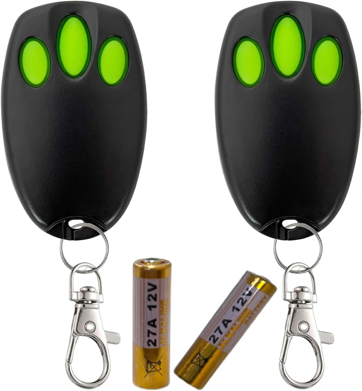 2 PCS Garage Door Remote Compatible with Merlin+ 433.92MHz Rolling Code ...
