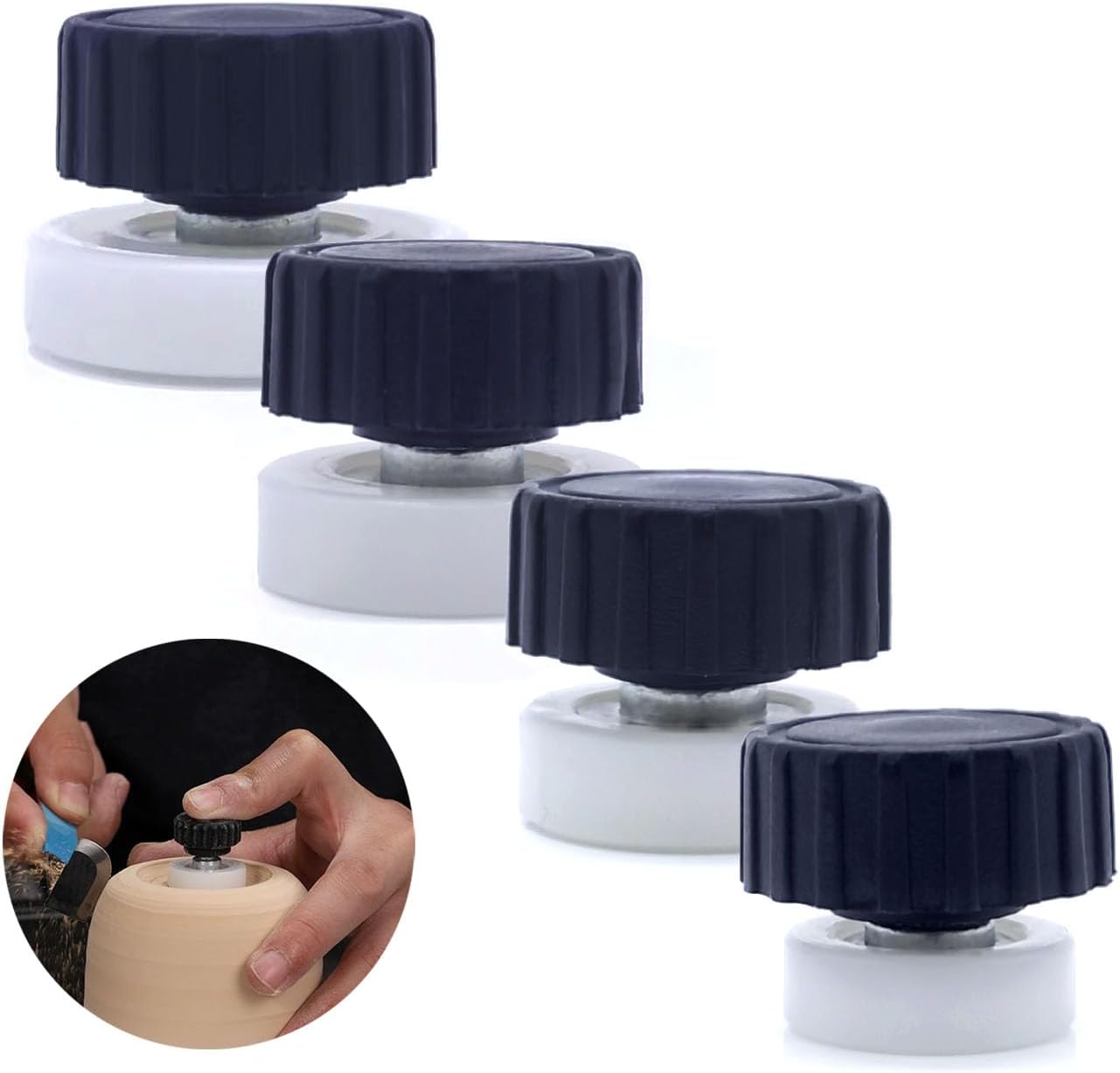 Amazon.com: 4 Pieces Pottery Spinner Tools Convenient Shaping Sculpting ...