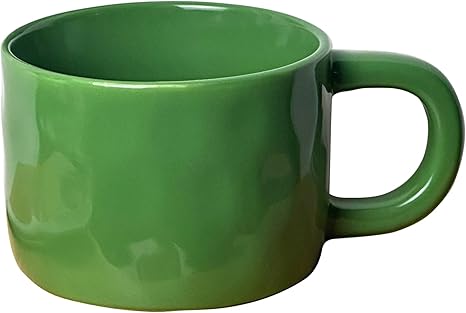 Amazon.com | KRGMNHR Ceramic Coffee Mug with Lid, 11 oz Tea Cup with ...