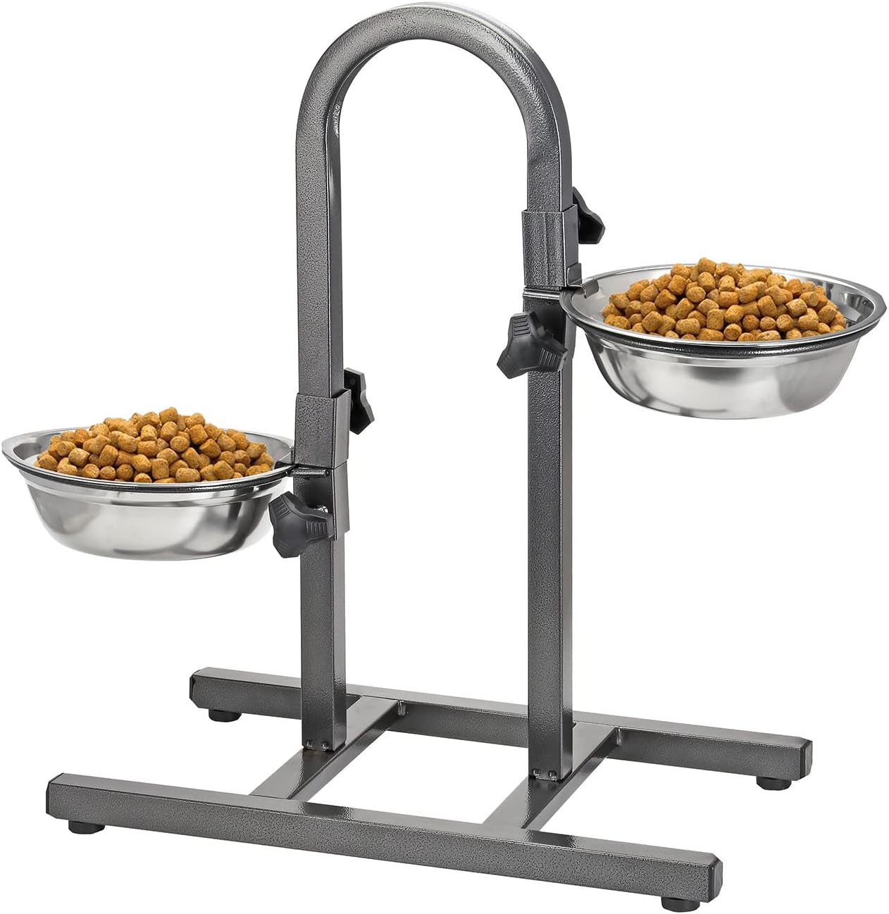 Taylor & Brown Adjustable Raised Pet Bowls for Dogs and Cats, 20'' high ...