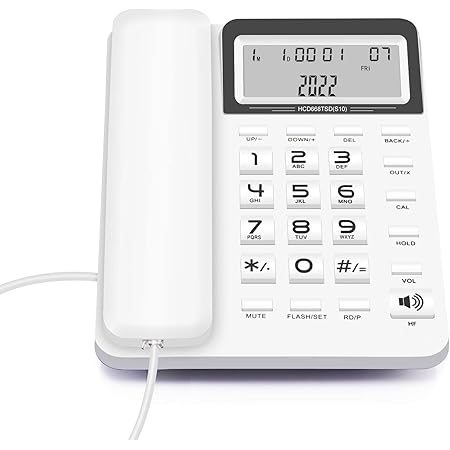 Corded Landline Phones for Home/Hotel/Office/Elderly, with Call ...