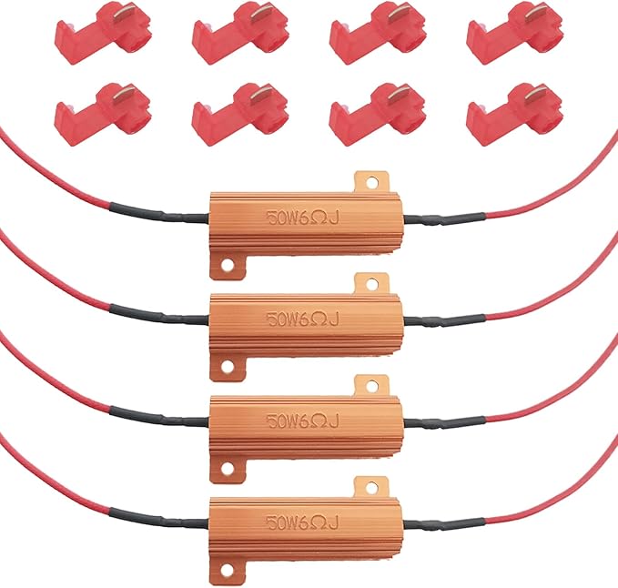Amazon.com: ZOKYUYS 4pcs Turn Signal LED Resistor Kit,Fix The ...