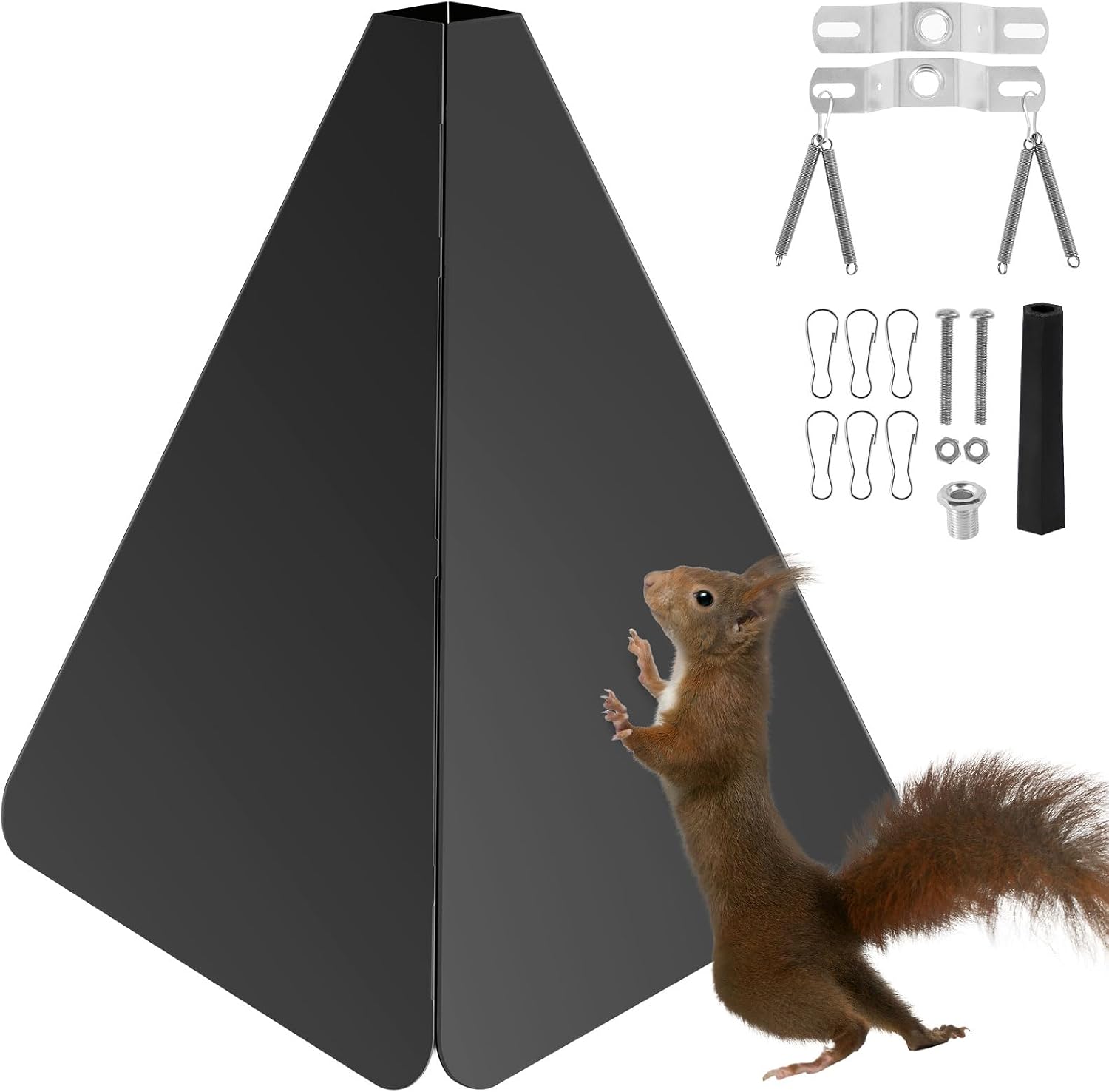 Amazon.com : Squirrel Baffle, 14" Squirrel Guard Stopper, Metal ...
