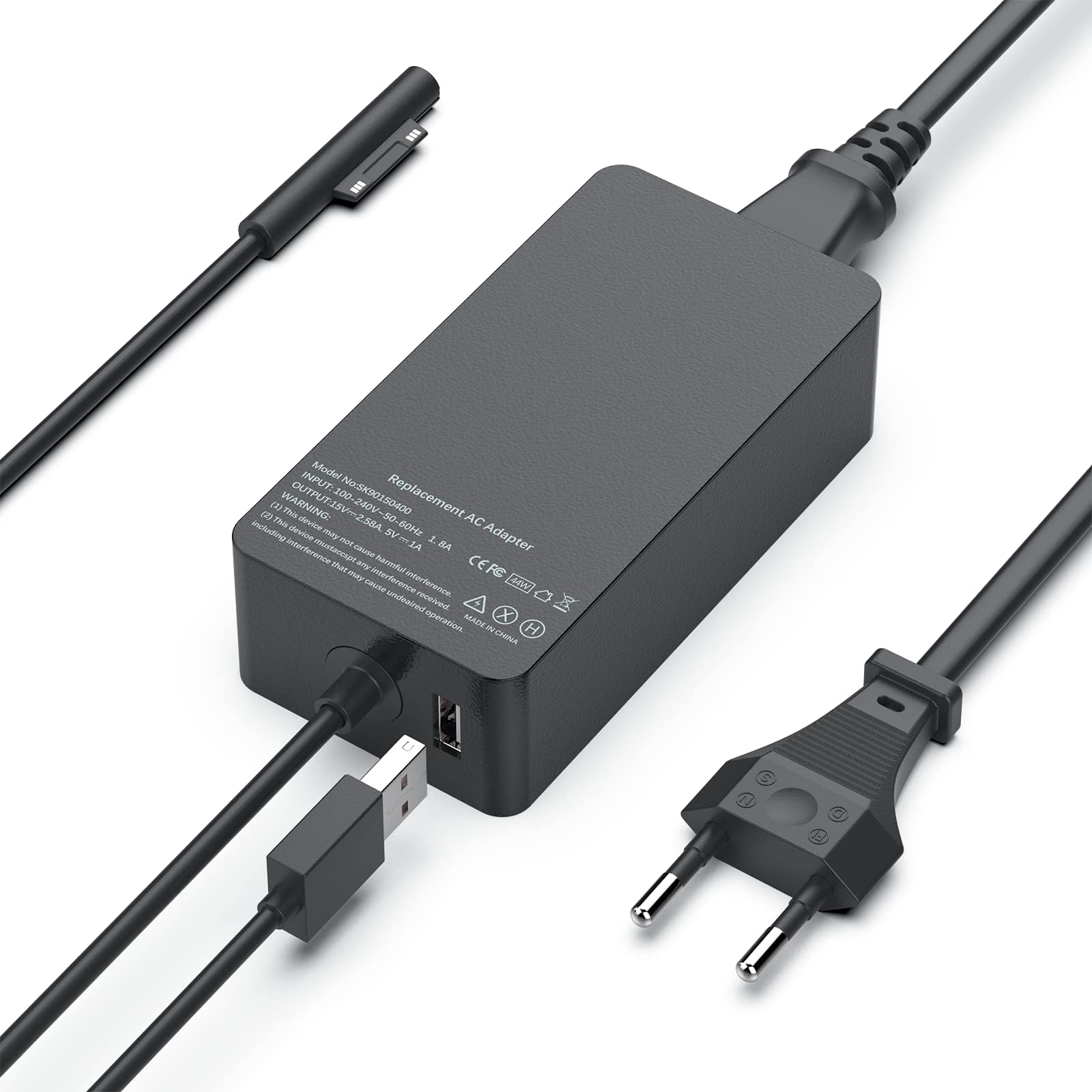 Surface ladekabel 44W 15V 2.58A Surface Pro Ladegerät Netzteil Adapter ...