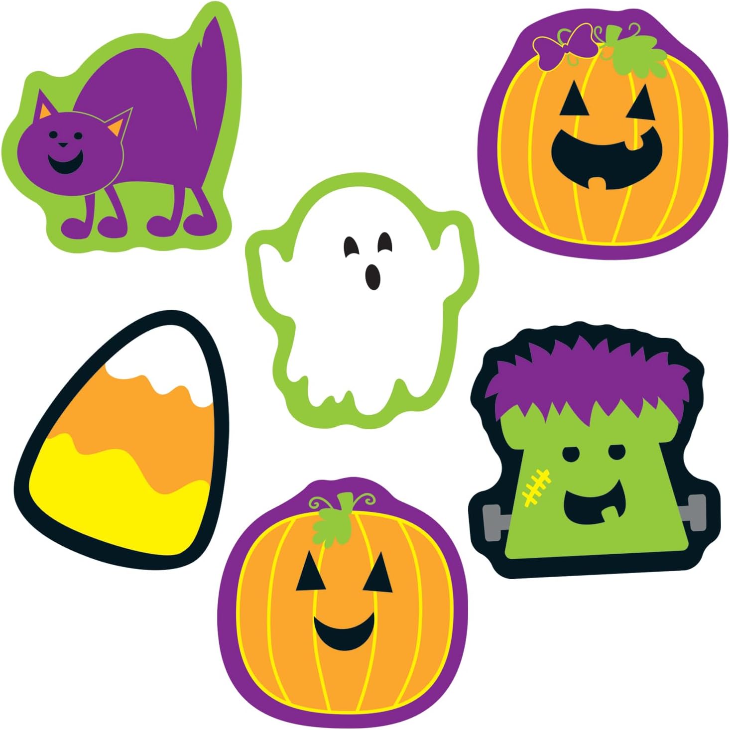 Carson Dellosa – Halloween Mini Colorful Cut-Outs, Fall Classroom Décor ...