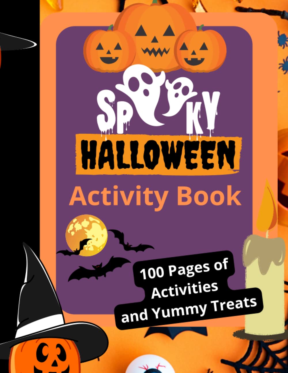 Spooky Halloween Activity Book: Halloween Colouring and Activity Book ...