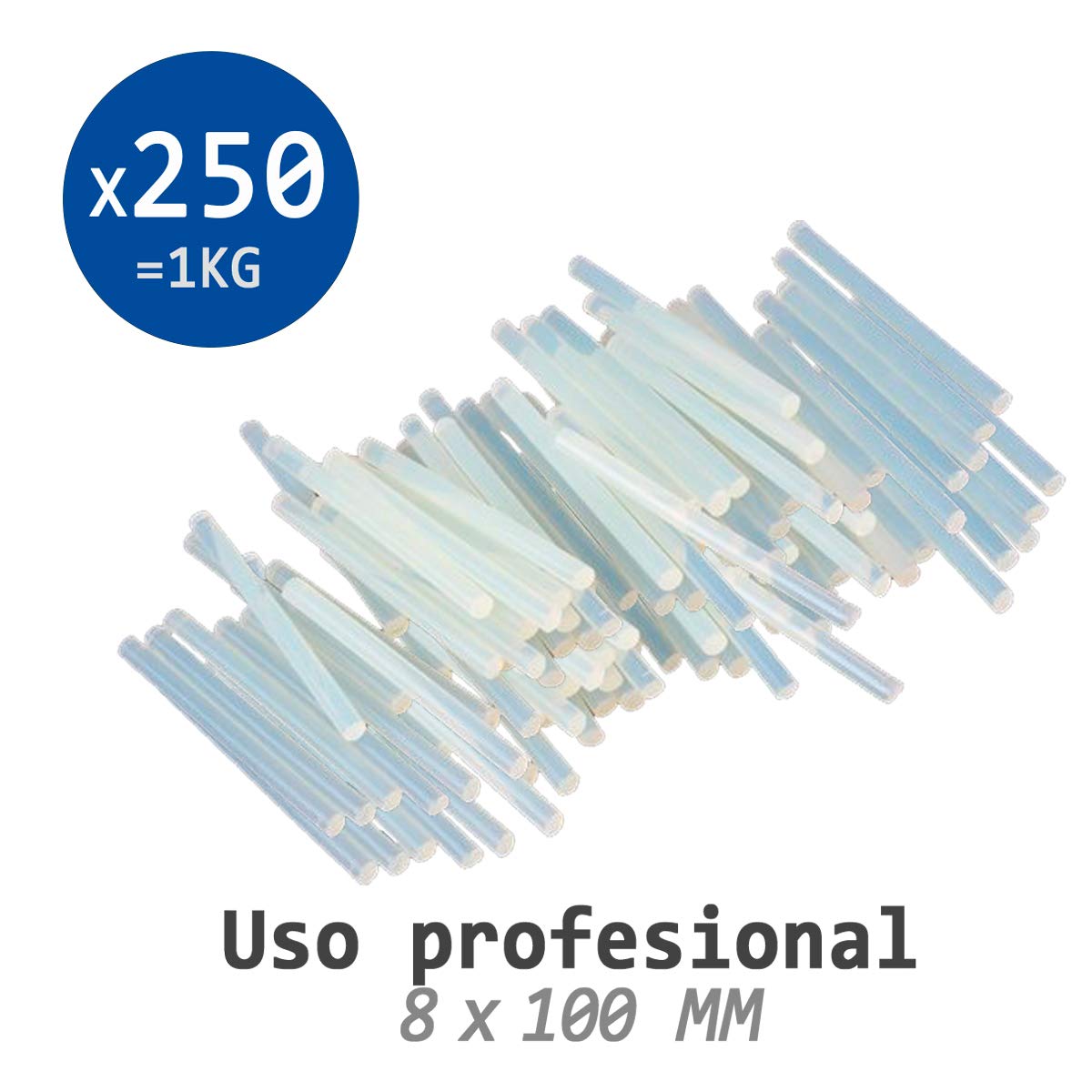 Buy Pack 1 kg of Tail termofusible 250 Translucent Silicone Minis Bars ...