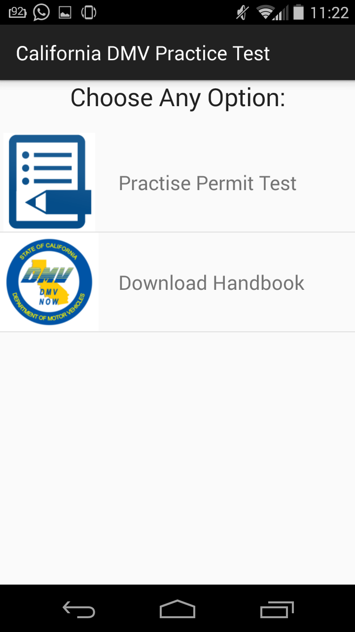 California DMV Practice Test - App on Amazon Appstore
