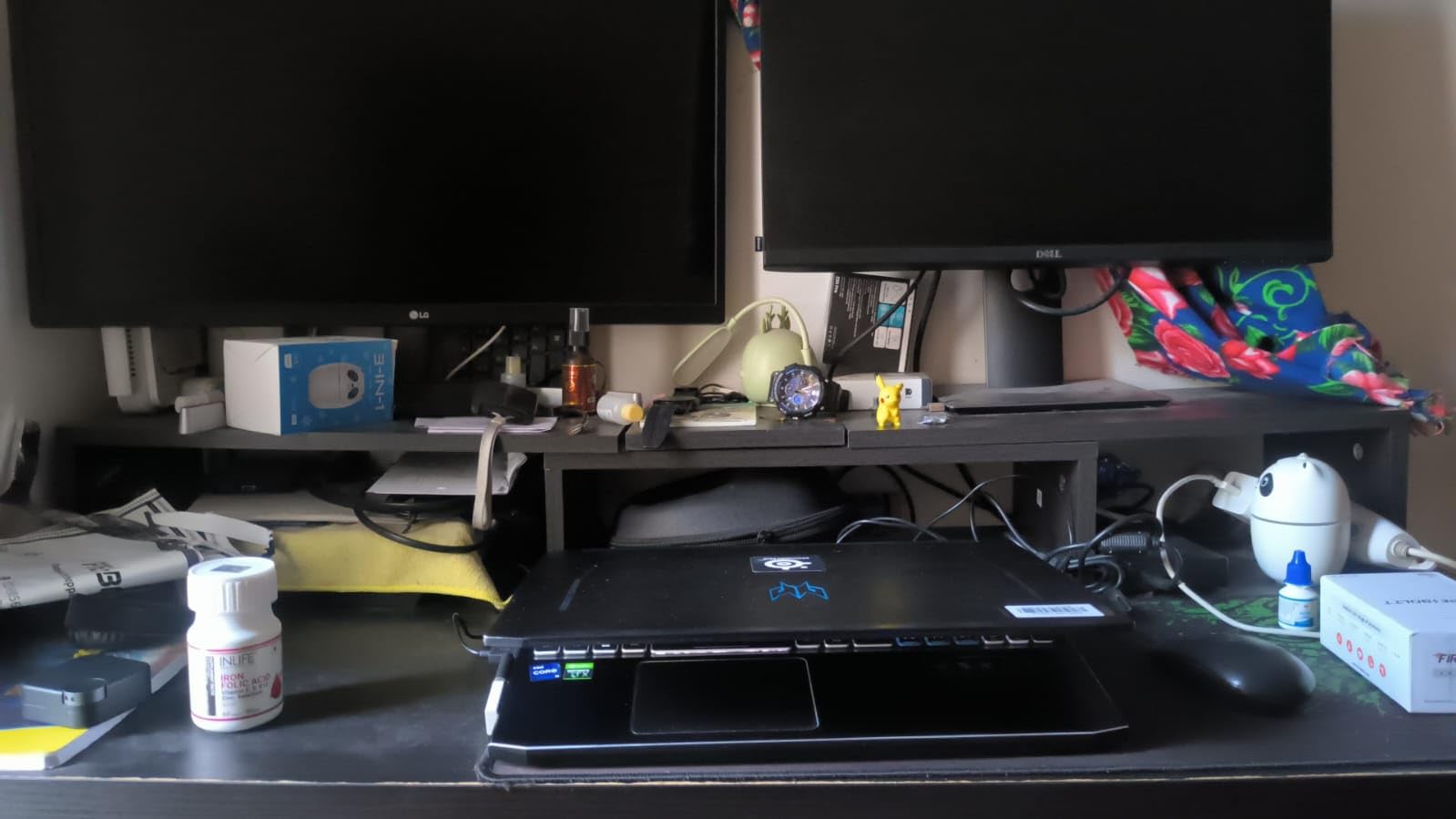 BLUEWUD Festvi Monitor Computer PC Screen Height Riser Stand Gaming ...
