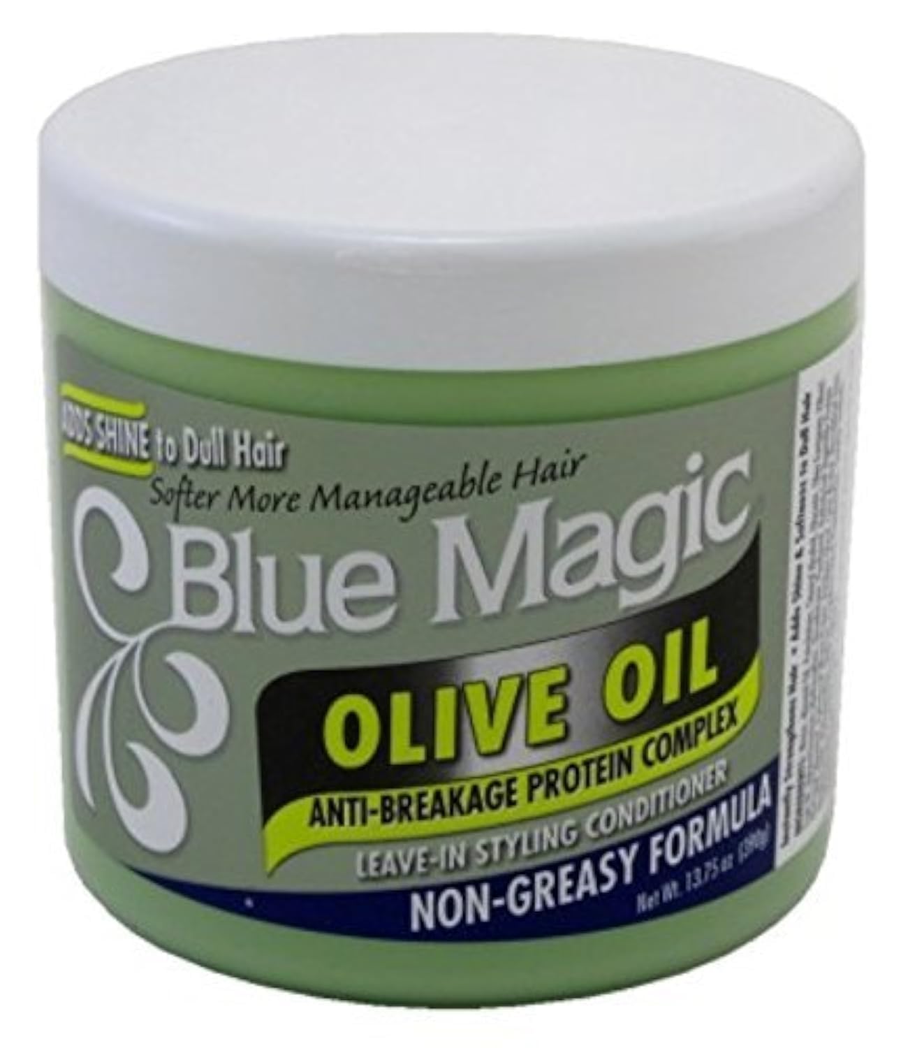 Amazon.com : Blue Magic Olive Oil 13.75 Ounce Jar (406.6ml) (3 Pack ...