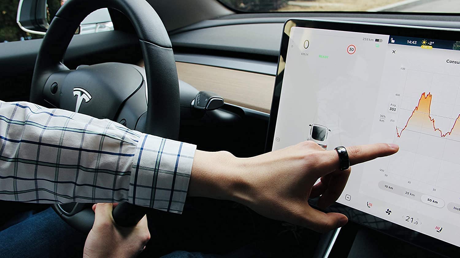 Buy COLMO Tesla Smart Ring Tesla Key Ring Accessories Key Card Model Y ...