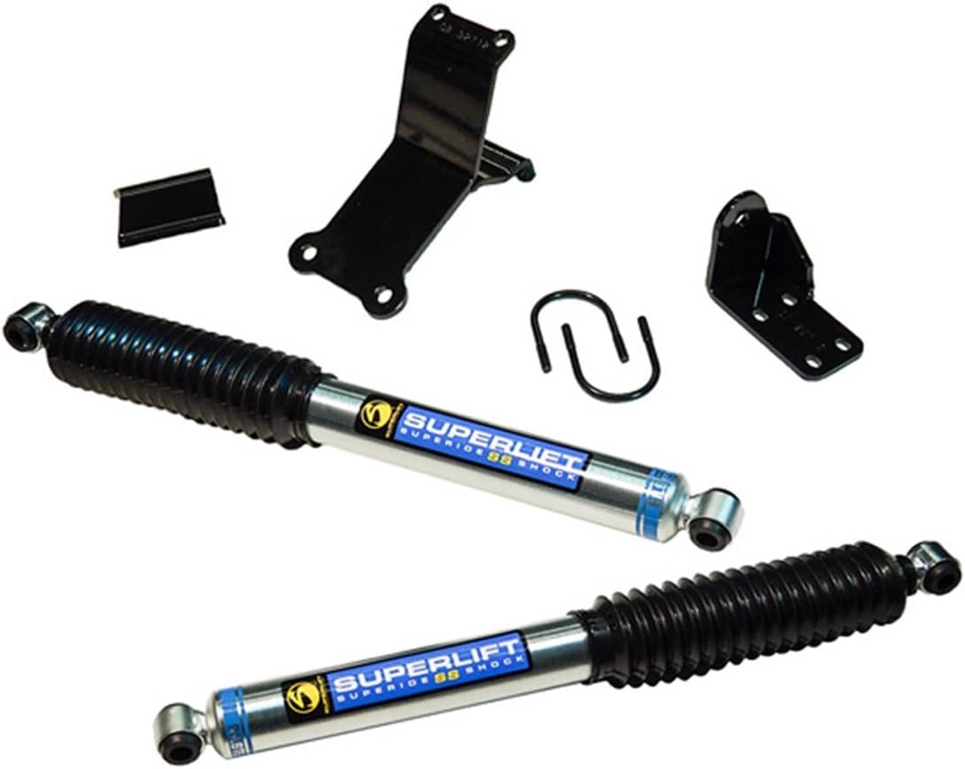 RealTruck SUPERLIFT SUSPENSION High Clearance Dual Steering Stabilizer ...
